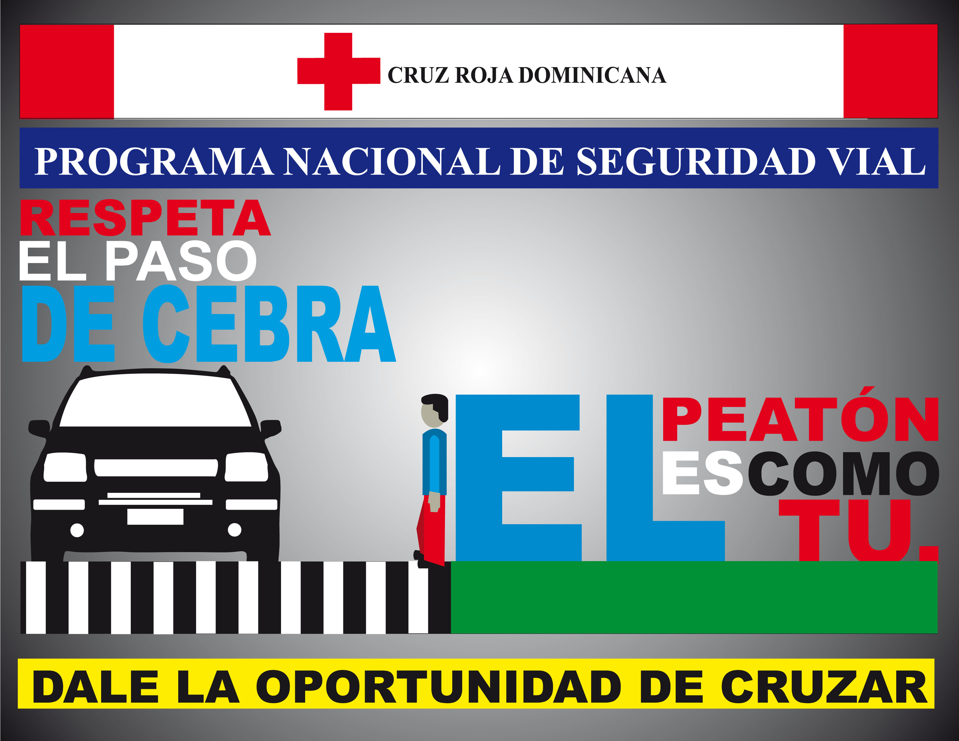 Seguridad vial, cede el paso. Súmate! - Cruz Roja